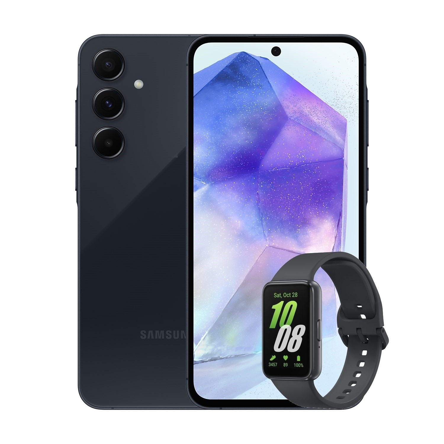 Samsung Galaxy A55 128GB 5G SIM Free Smartphone - Awesome Navy ...
