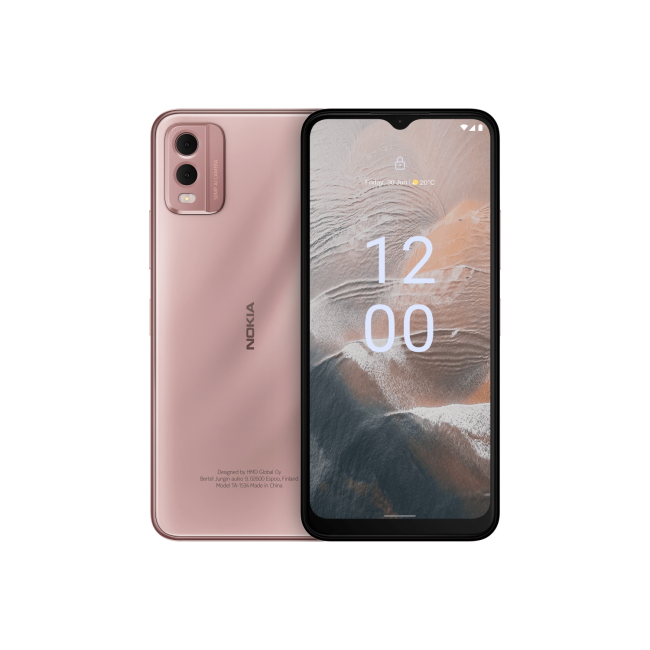 Nokia C32 64GB 4G SIM Free Smartphone - Beach Pink - Laptops Direct
