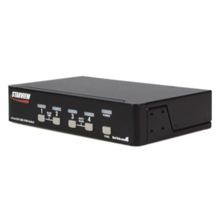 4 Port StarView DVI USB KVM Switch with Audio - Laptops Direct