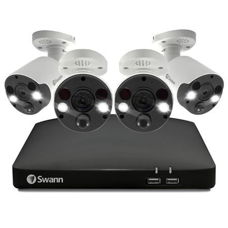 Swann 4 Camera 4K Ultra HD NVR CCTV Security System with 2TB HDD - 8 ...