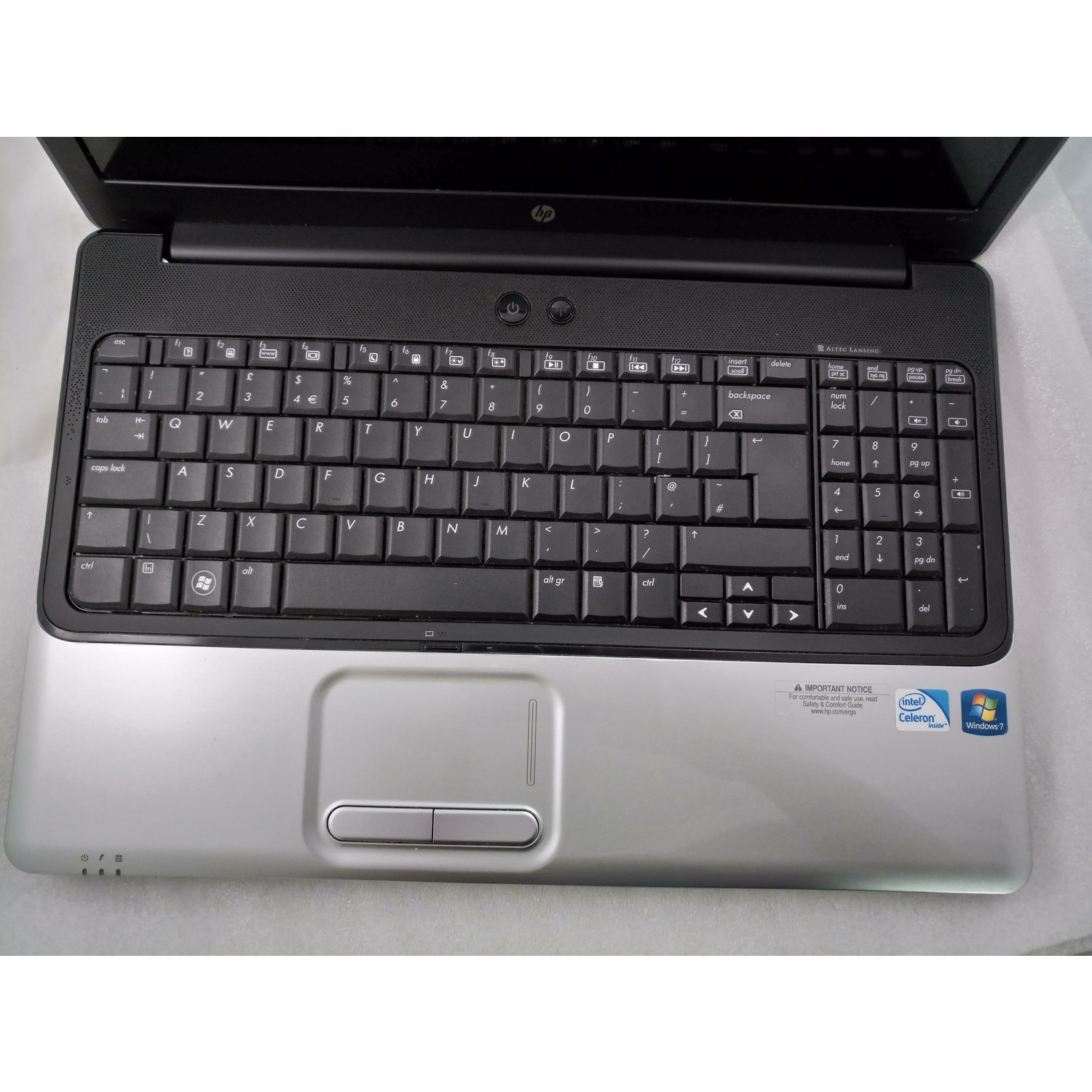 Refurbished HP G61-410SA Celeron T3100 3GB 320GB 15.6" Windows 10 ...