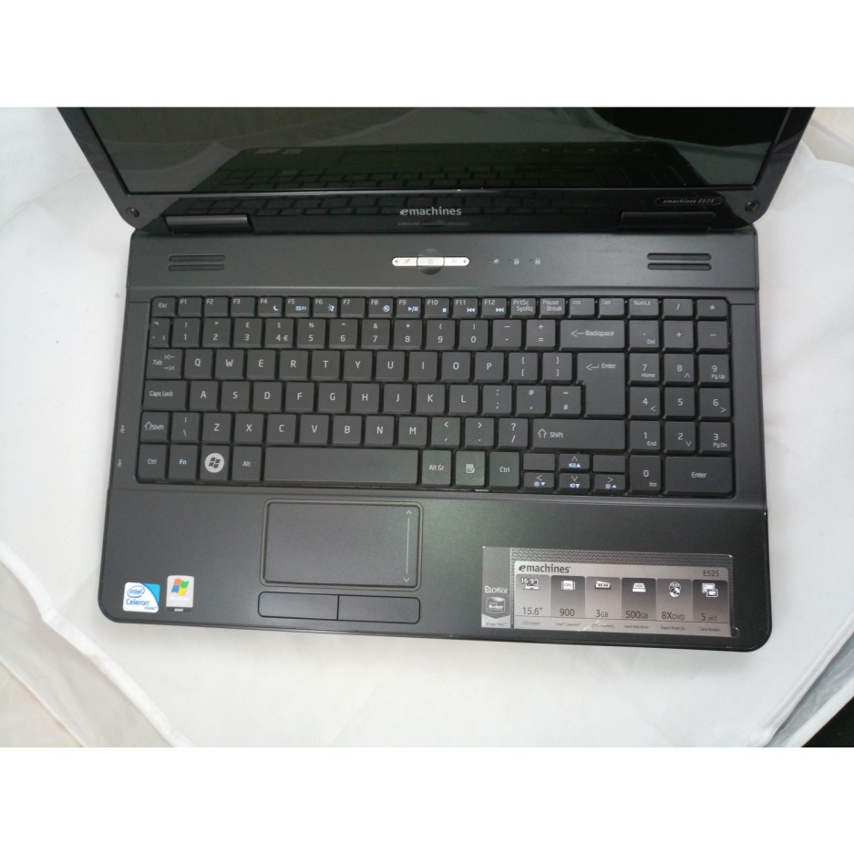 Refurbished EMACHINES E525-903G50MI INTEL CELERON 900 3GB 500GB Windows ...