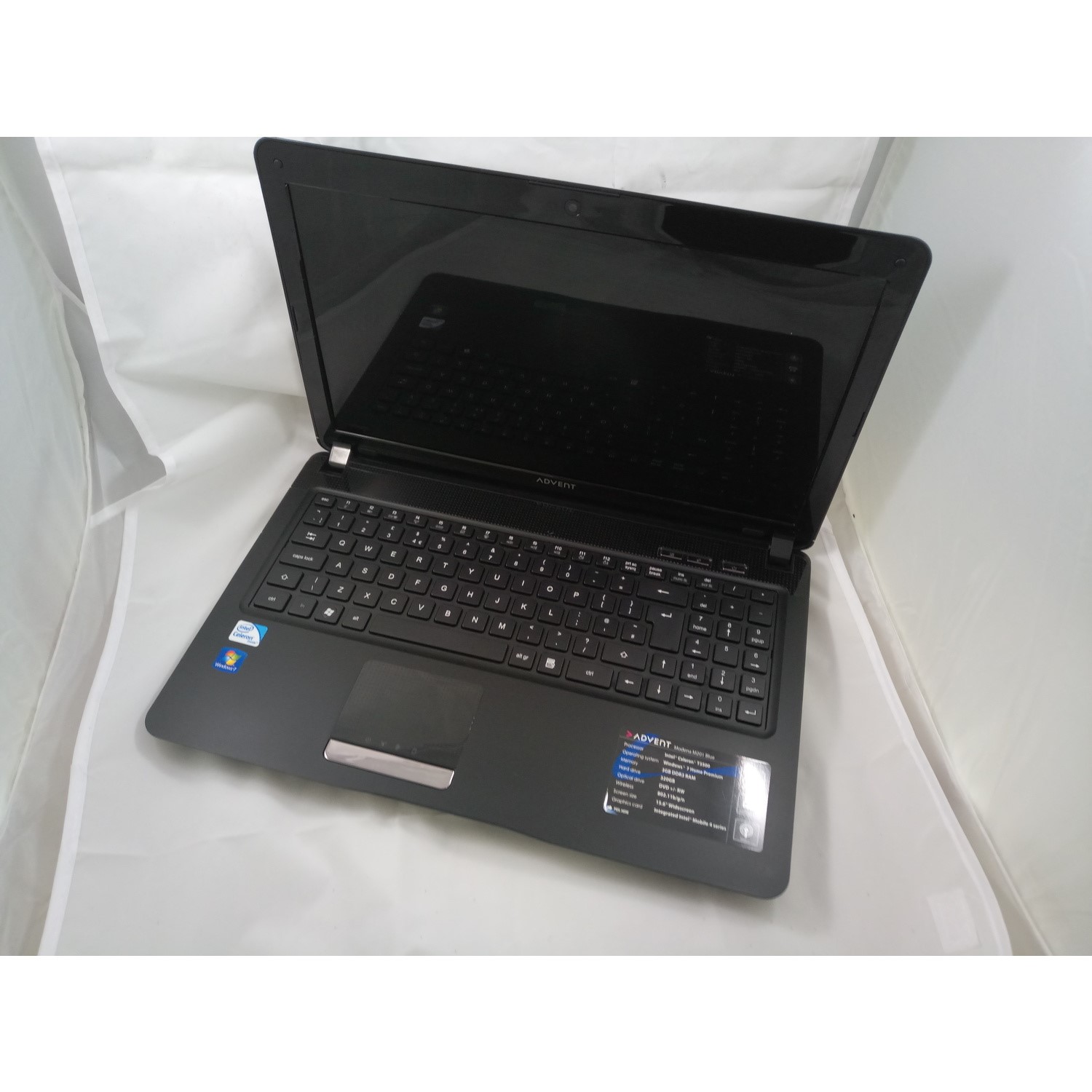 Refurbished ADVENT MODENA M201 INTEL CELERON T 3GB 320GB 15.6 Inch ...