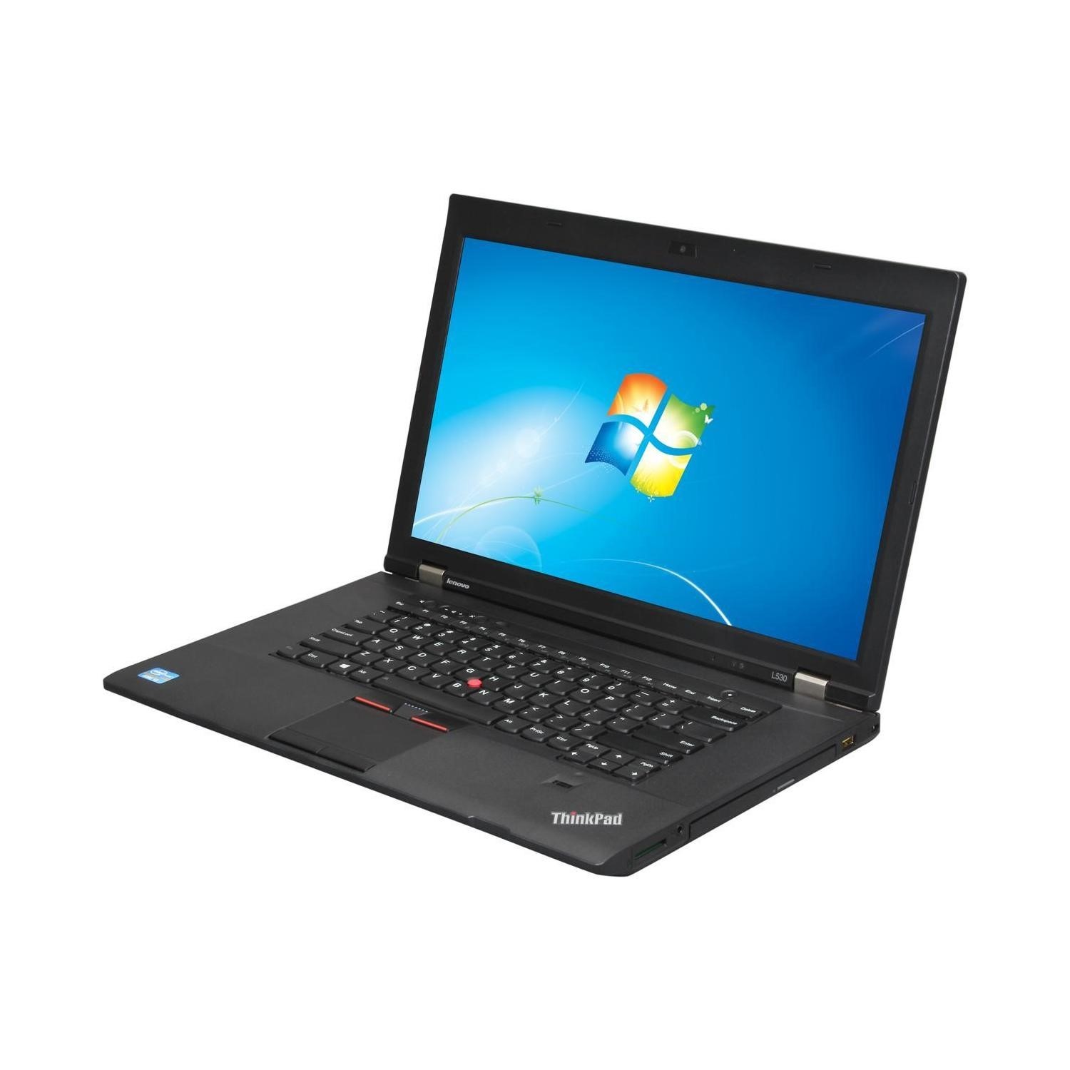 Refurbished Lenovo ThinkPad L530 Core i3-3120M 8GB 128GB 15.6 Inch Windows 10 Professional ...