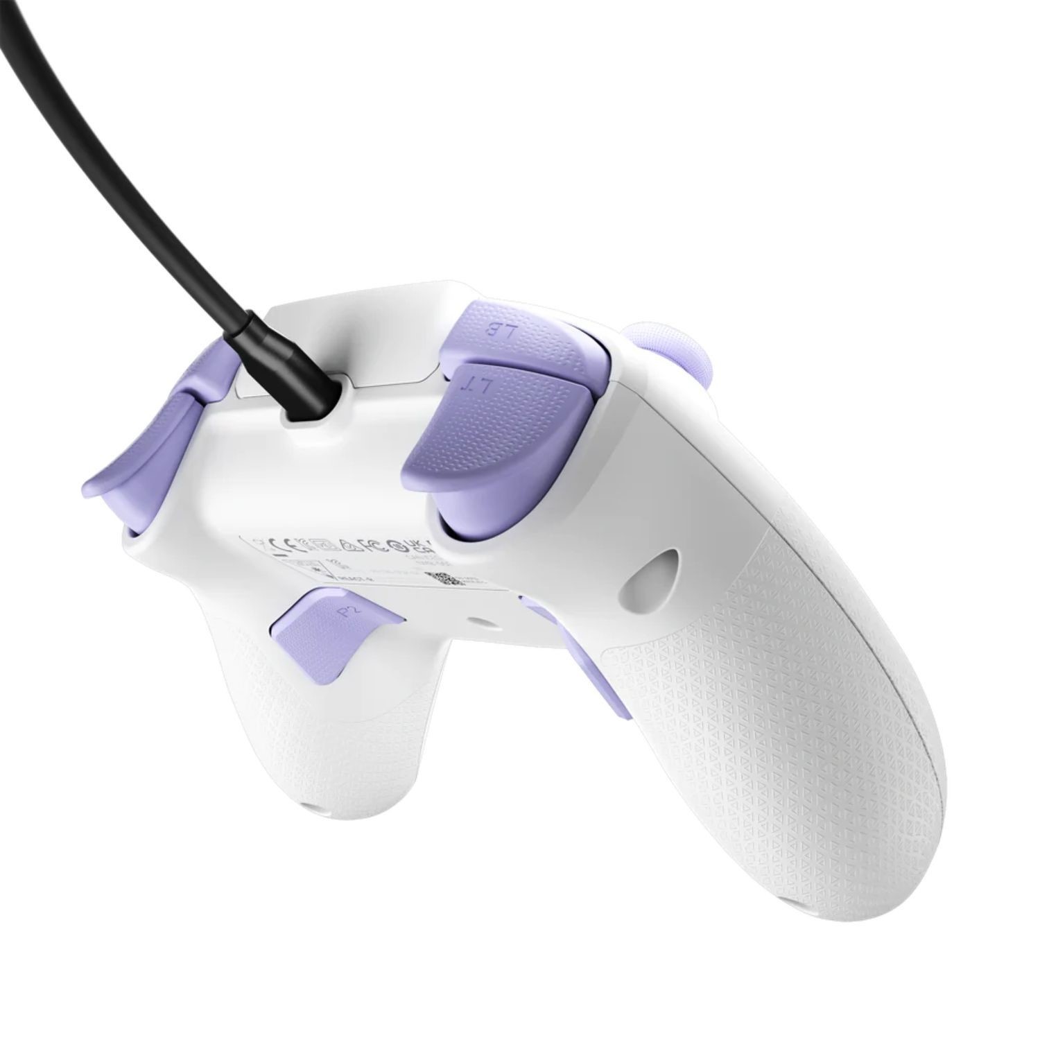 Turtle Beach REACT-R Wired Gaming Controller - White & Purple - Laptops ...