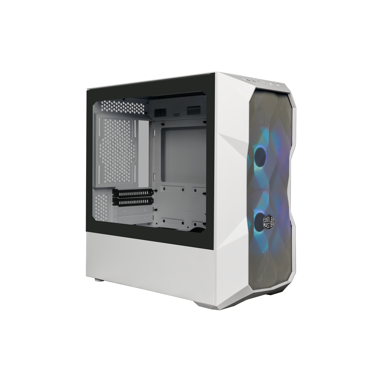 Cooler Master TD300 Mesh Mini Tower PC Case White - Laptops Direct