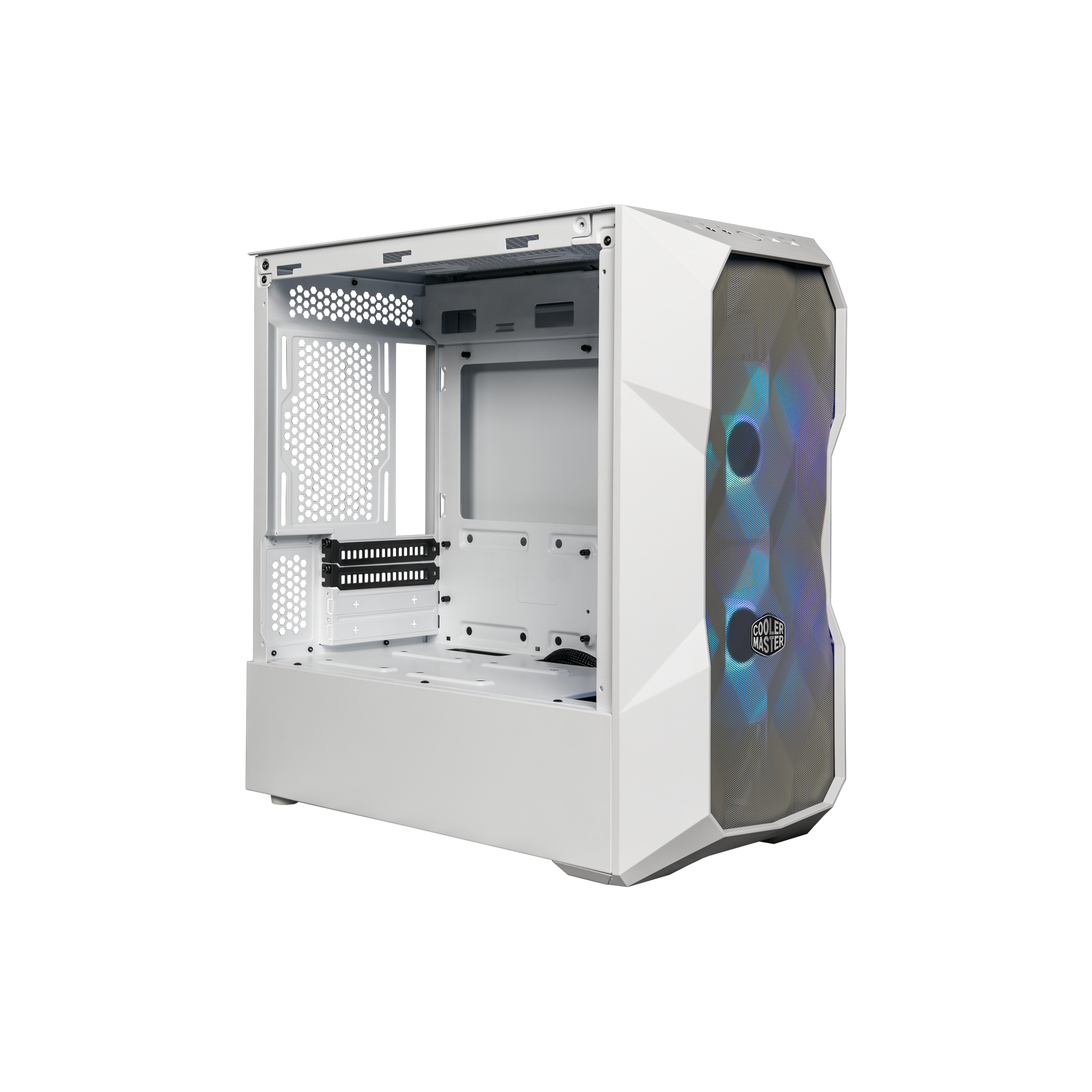 Cooler Master TD300 Mesh Mini Tower PC Case White - Laptops Direct