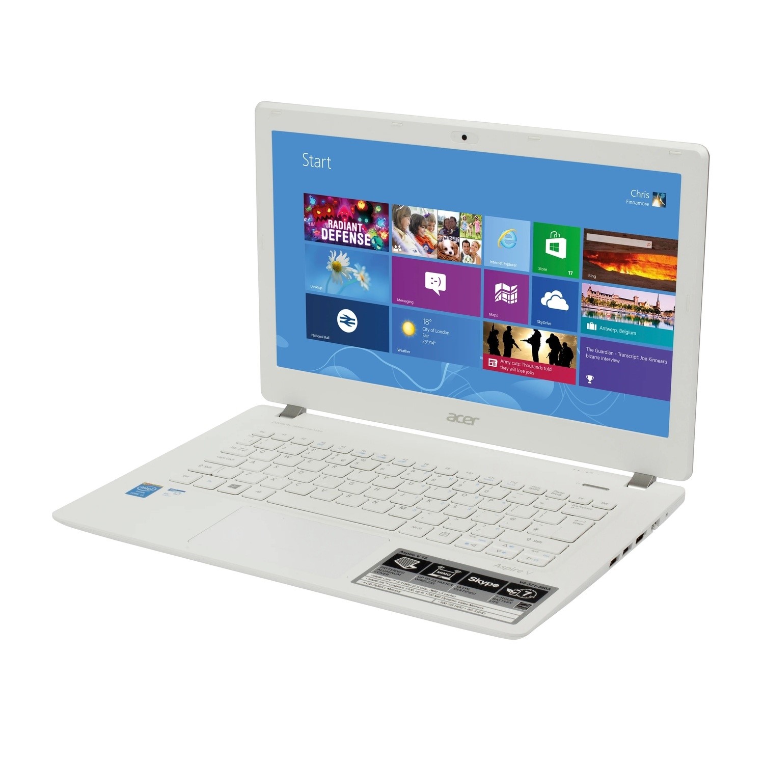 Refurbished Acer Aspire V3-371 Core i3-4005U 4GB 500GB 13.3 Inch Windows 10 Laptop - Laptops Direct