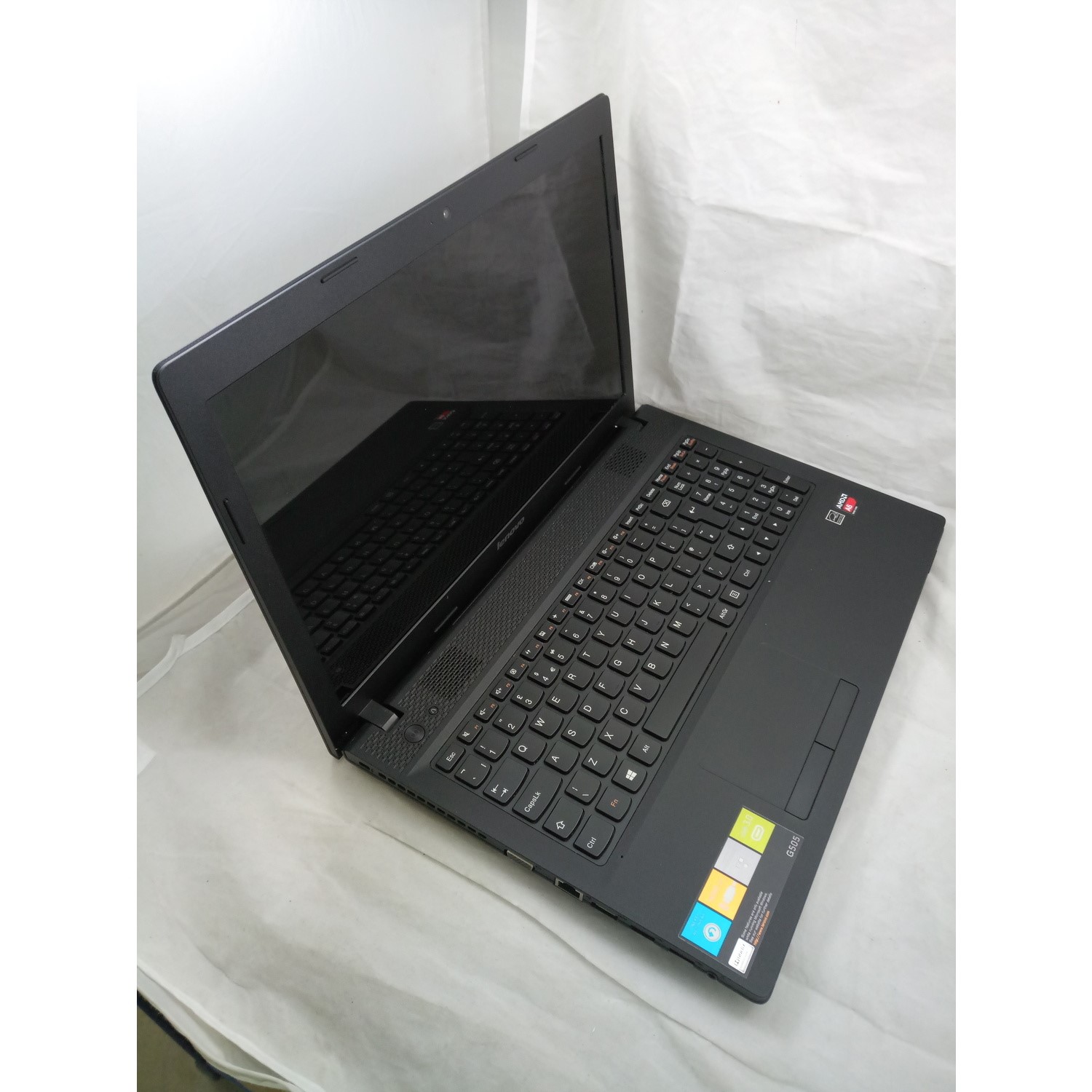 Refurbished Lenovo g505 AMD A6 5200 APU 4 GB 500GB 15.6 Inch Windows 10 DVD-RW Laptop in Black ...
