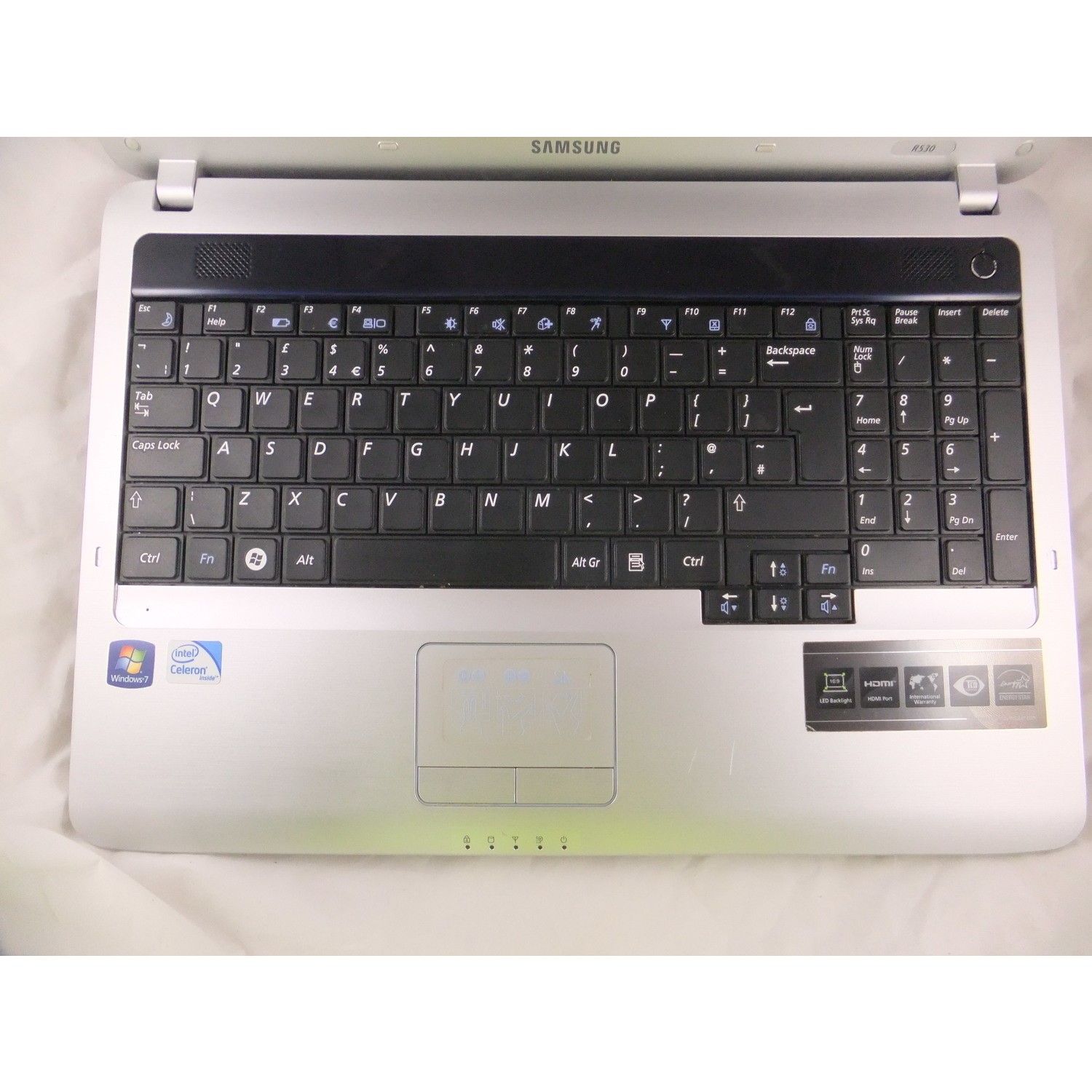 Pre-Owned Samsung R530 15.6" Intel Celeron T3300 2GHz 2GB 250GB DVD-RW ...