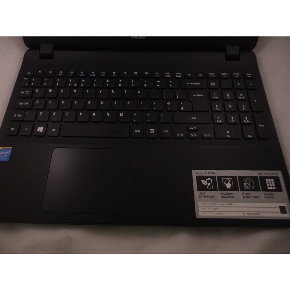 Refurbished Acer MS2394 Intel Celeron N2840 4GB 500GB DVDRW 15.6 Inch ...