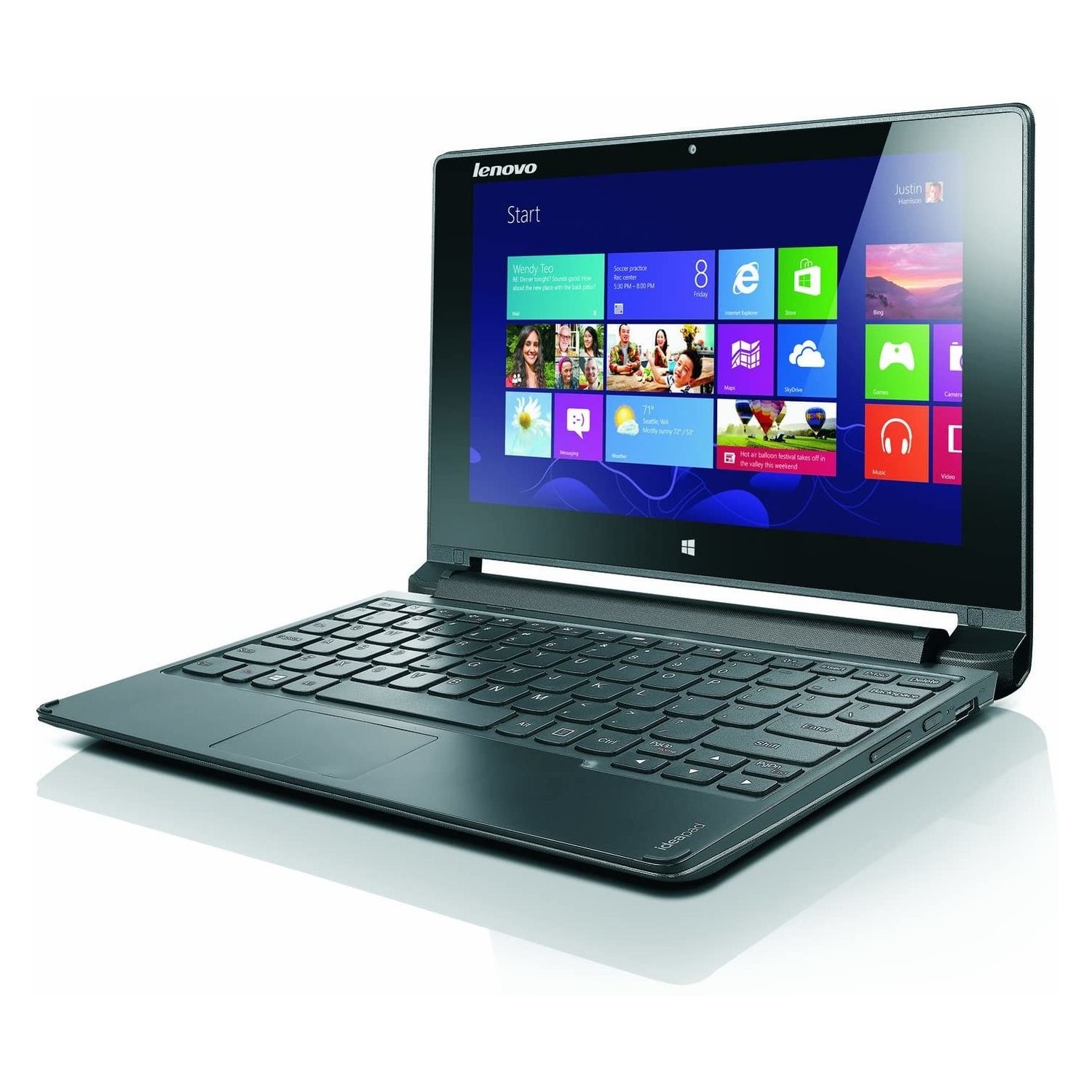 Refurbished Lenovo IdeaPad Flex 10 Intel Celeron N2840 2GB 500GB 11 ...