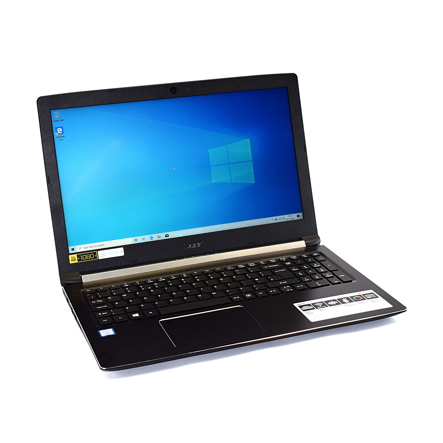 Refurbished Acer Aspire A615-51 Core i5-8250U 8GB 1TB 15.6 Inch Windows ...