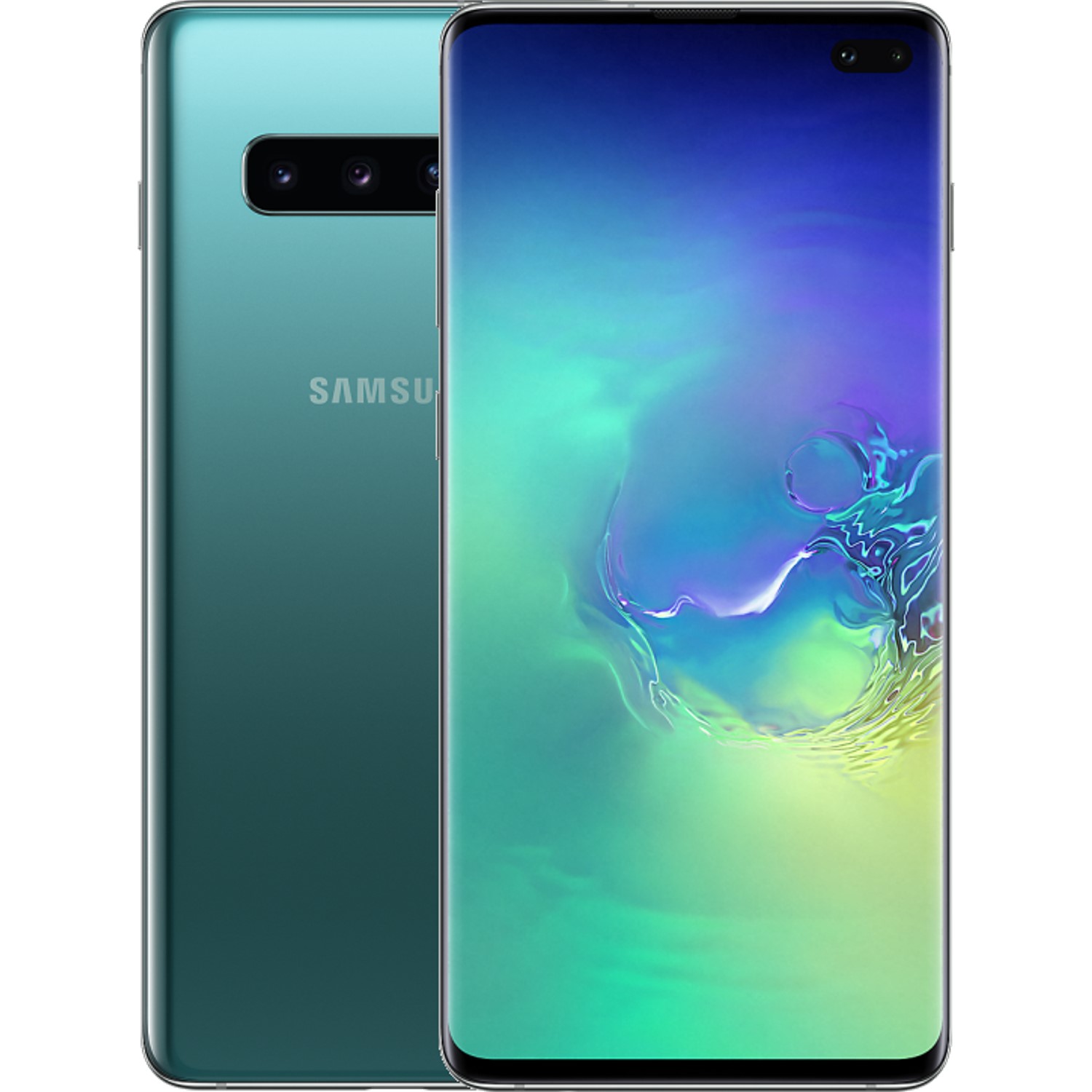 Refurbished Samsung Galaxy S10 Plus Prism Green 6.4" 128GB 4G Unlocked ...