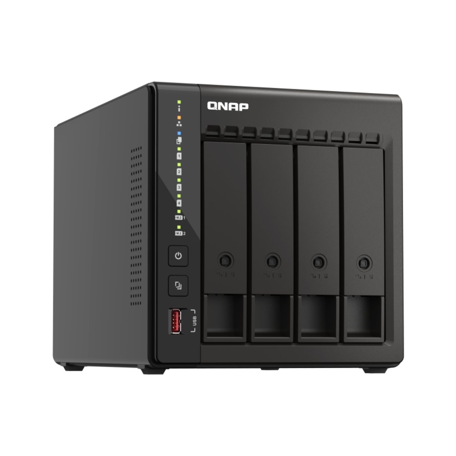 QNAP TS-453E 8GB RAM with 24TB Installed Storage 4 Bay SATA Desktop NAS Storage - Laptops Direct