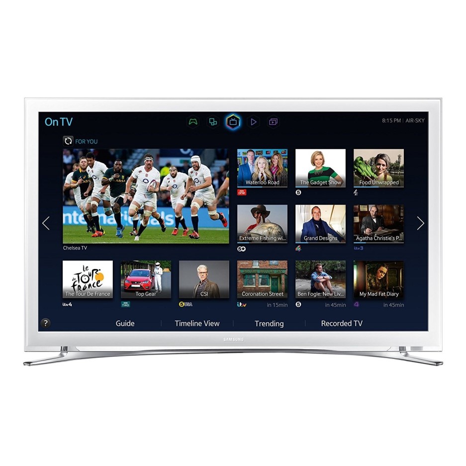 Samsung UE22H5610 22" White 1080p Full HD Smart LED TV with Freeview HD ...