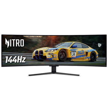 Acer Nitro EI491CRP 49" Dual Full HD 144Hz FreeSync Curved Gaming ...