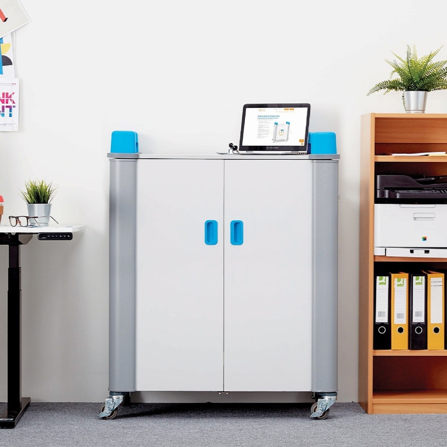Lapcabby UniCabby 40 Horizontal - 40-Device Mobile Charging Trolley for ...