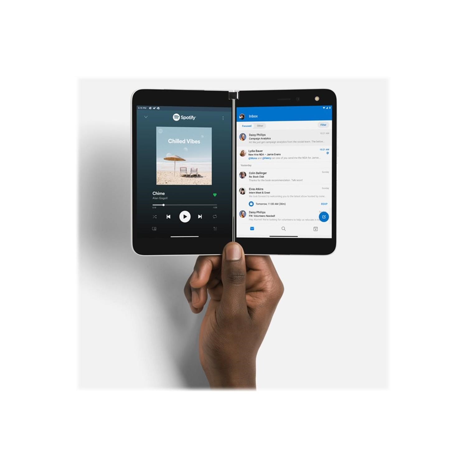 Microsoft Duo 256GB 5.6'' Tablet - Glacier - Laptops Direct