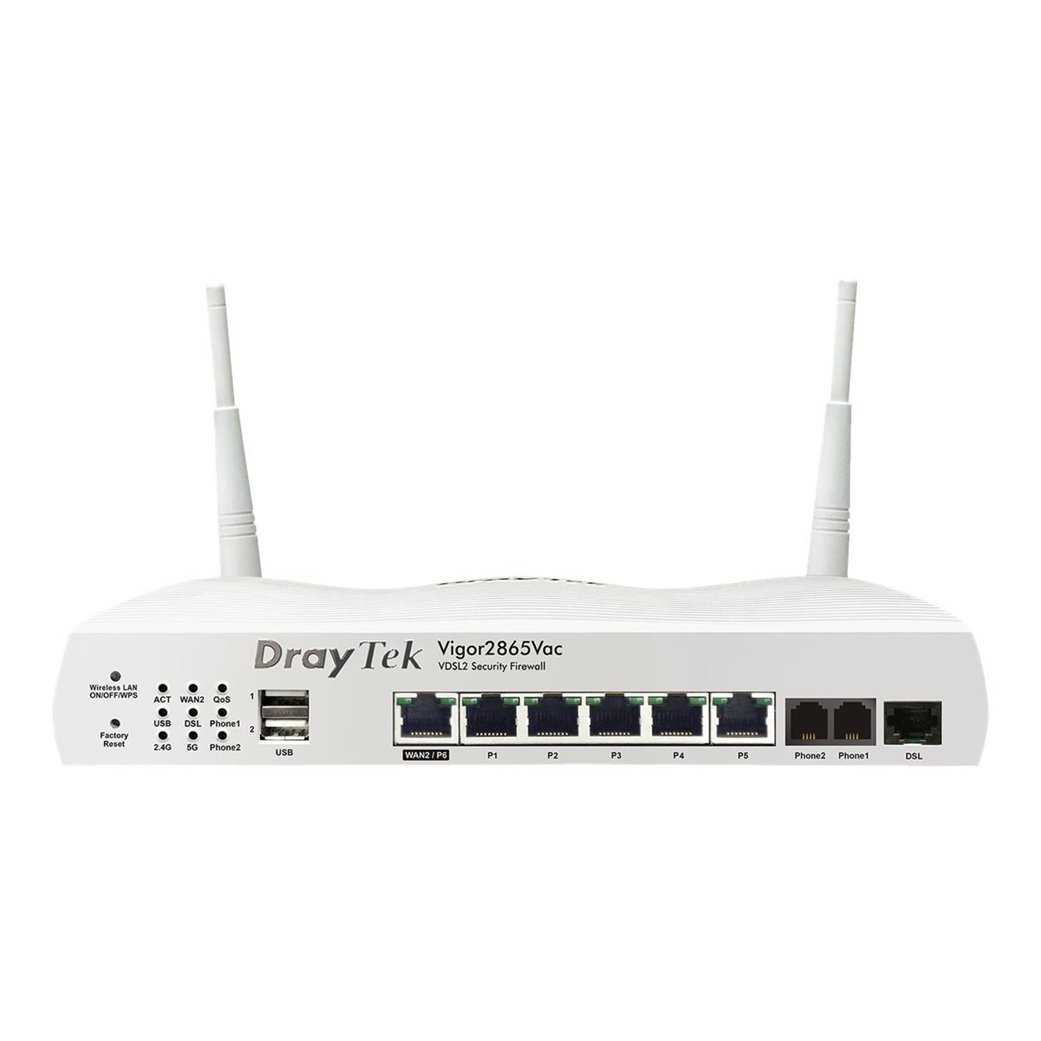 Draytek VDSL2 Gigabit 6 Port Wireless Router - Laptops Direct