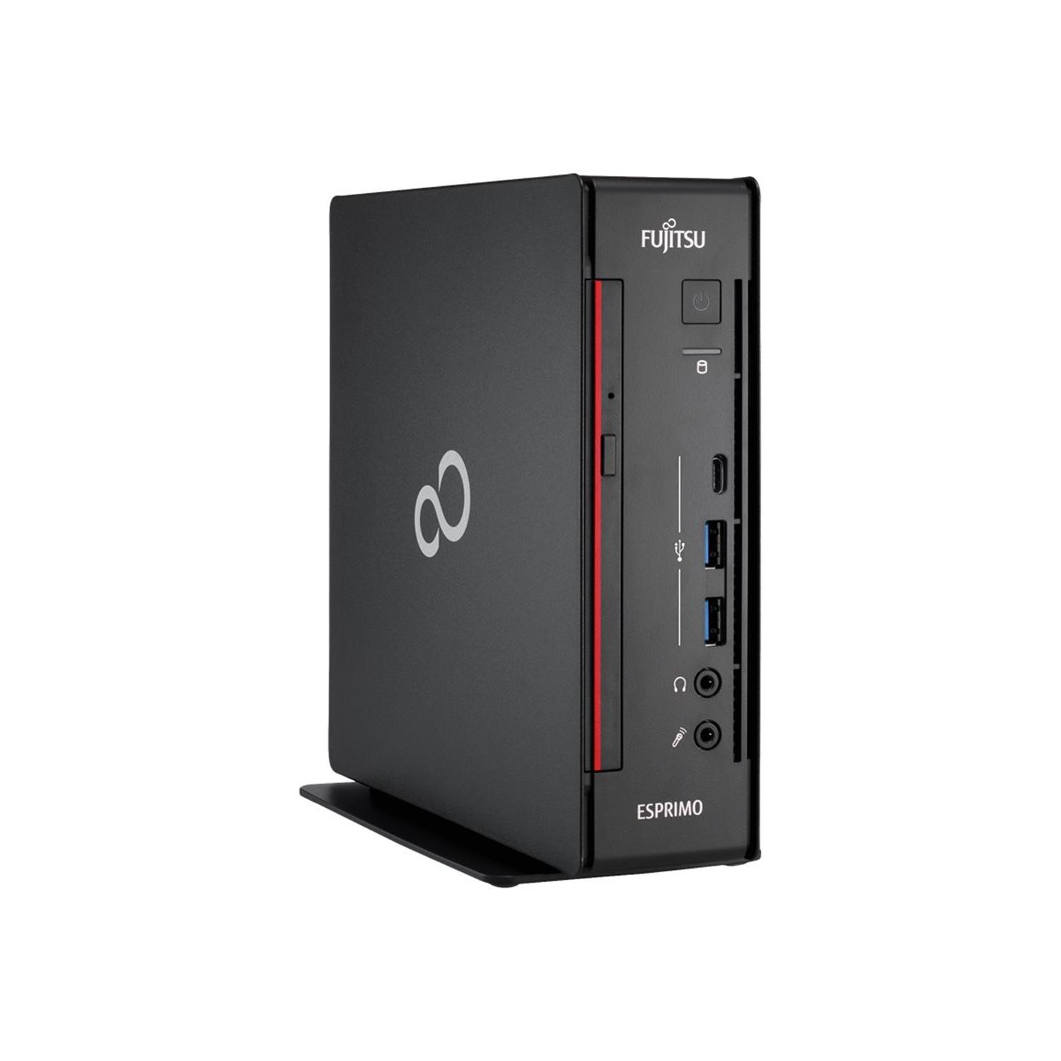 Fujitsu Esprimo Q957 Intel Core i5-7500T 8GB 256GB SSD DVD-RW Windows 10 Professional Desktop ...