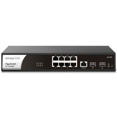 DrayTek VigorSwitch G2100 L2+ Gigabit Ethernet Network Managed Switch ...