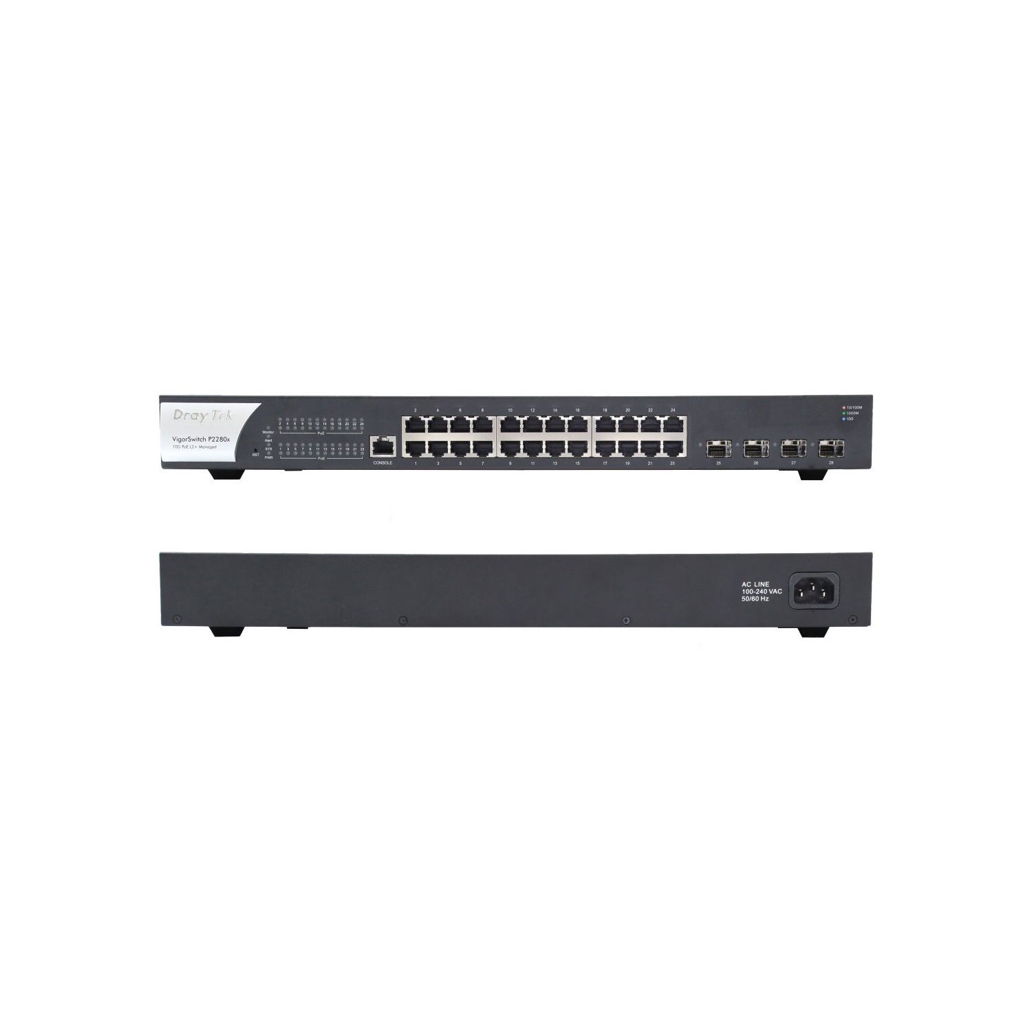 Draytek Vigorswitch 28 Port Managed Rack Switch Laptops Direct
