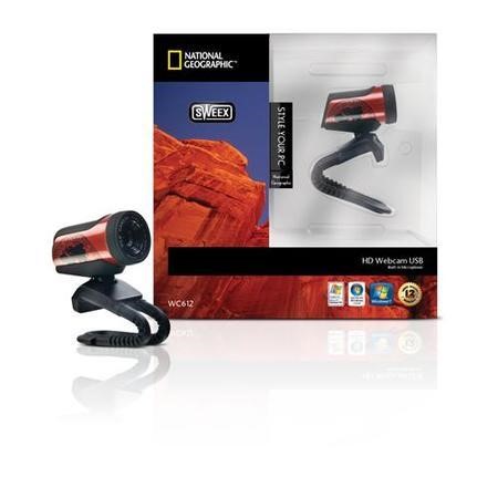 Sweex USB HD Webcam - Red - Laptops Direct