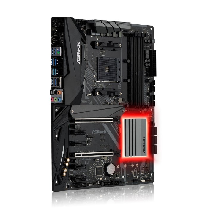 Asrock X470 MASTER SLI AMD Socket AM4 ATX Motherboard - Laptops Direct