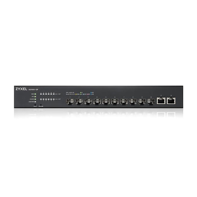 Zyxel XS1930-12F-ZZ0101F 8-port SFP+ Multi-Gigabit Smart Managed Switch ...
