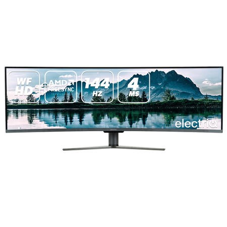 electriQ 49" QLED 144Hz Full HD Super UltraWide Curved Monitor ...