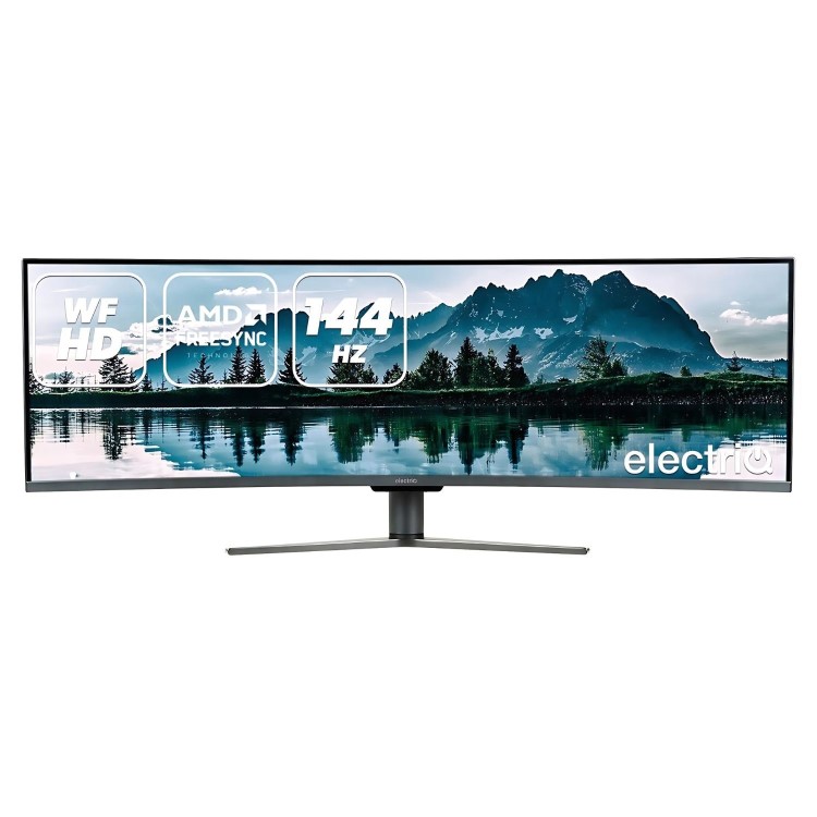 electriQ 49SUWD144FSHQ-V3 49" QLED Full HD 144Hz Super UltraWide Curved ...
