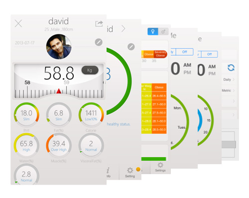 electriQ Bluetooth Full Body Analysing Smart Scales with Free iOS ...