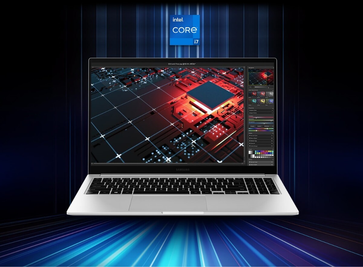 Samsung Galaxy Book Laptop Intel Core i7 8GB 256GB 15.6 Inch Windows 10 ...